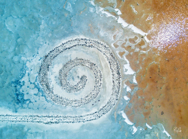 Spiral Jetty Aerial – BryCoxART.com